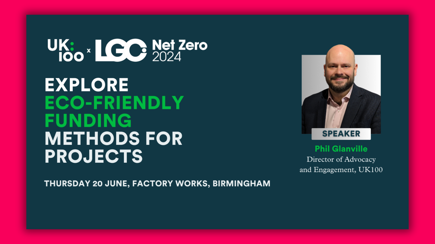UK100 at LGC Net Zero 2024 | UK100