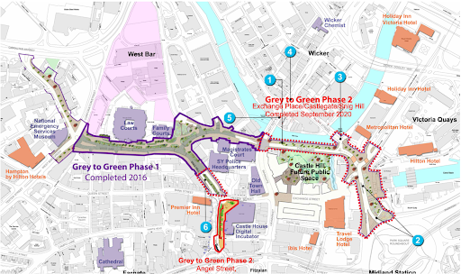 Grey to Green: Flood risk and regenerating Sheffield Urban | UK100